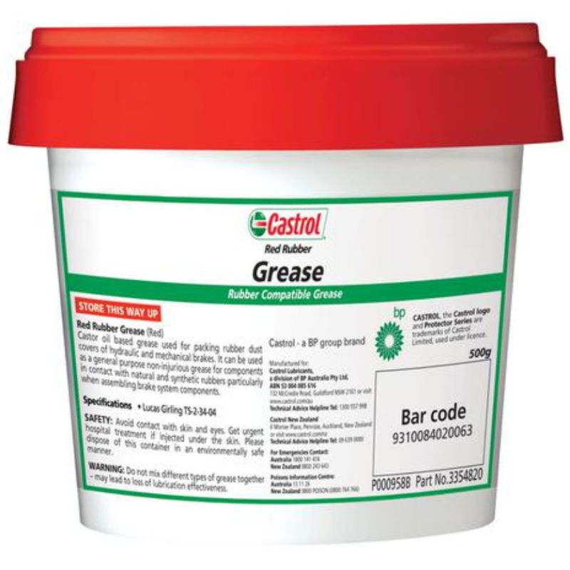 Castrol Red Rubber Grease 500g - 3354820CA – Truckline